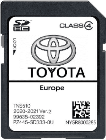 TOYOTA TNS510 SAT NAV SD CARD NAVIGATION MAP UPDATE 2020-2021 – AUTONAVI